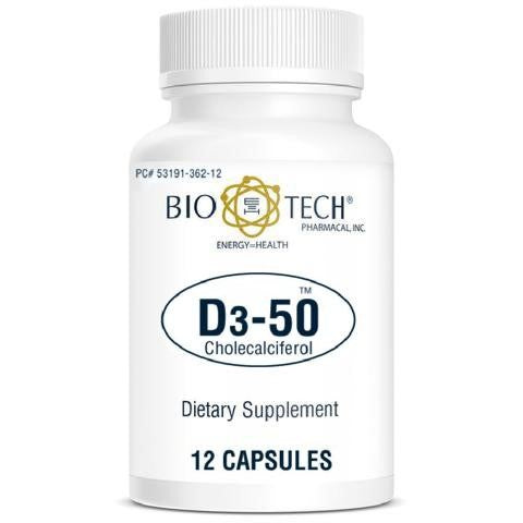 D3-50 50,000 IU | Vitamin D3 (Cholecalciferol) – Bio-Tech Pharmacal