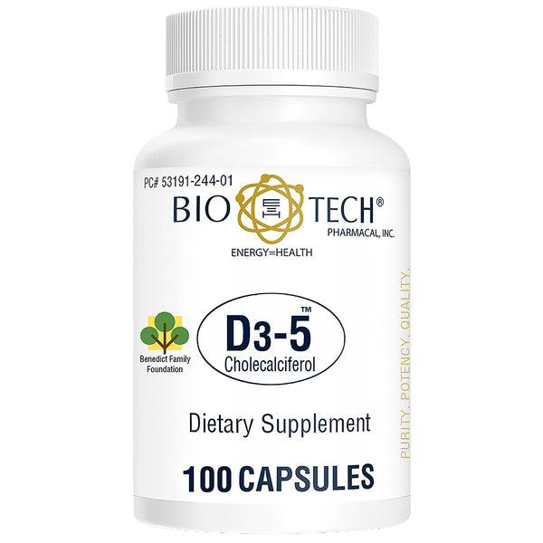 D3-5 (5000 IU) | Vitamin D3 (Cholecalciferol) – Bio-Tech Pharmacal