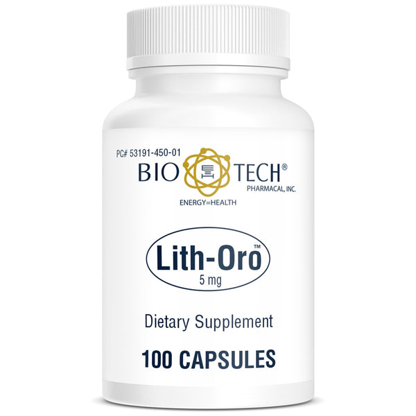 Lith-Oro 5mg | Lithium Orotate – Bio-Tech Pharmacal