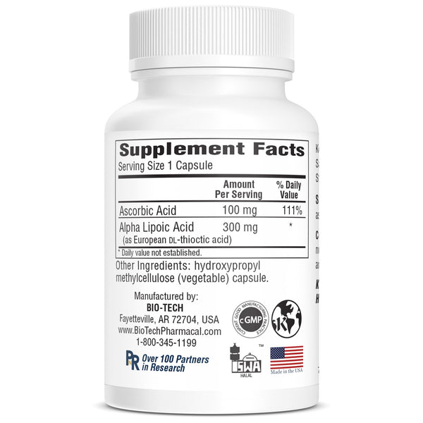 Lipoic (300 mg) | Alpha Lipoic Acid – Bio-Tech Pharmacal