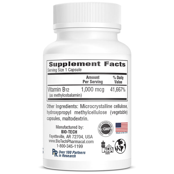 B12-Methyl | Vitamin B12, Methylcobalamin – Bio-Tech Pharmacal
